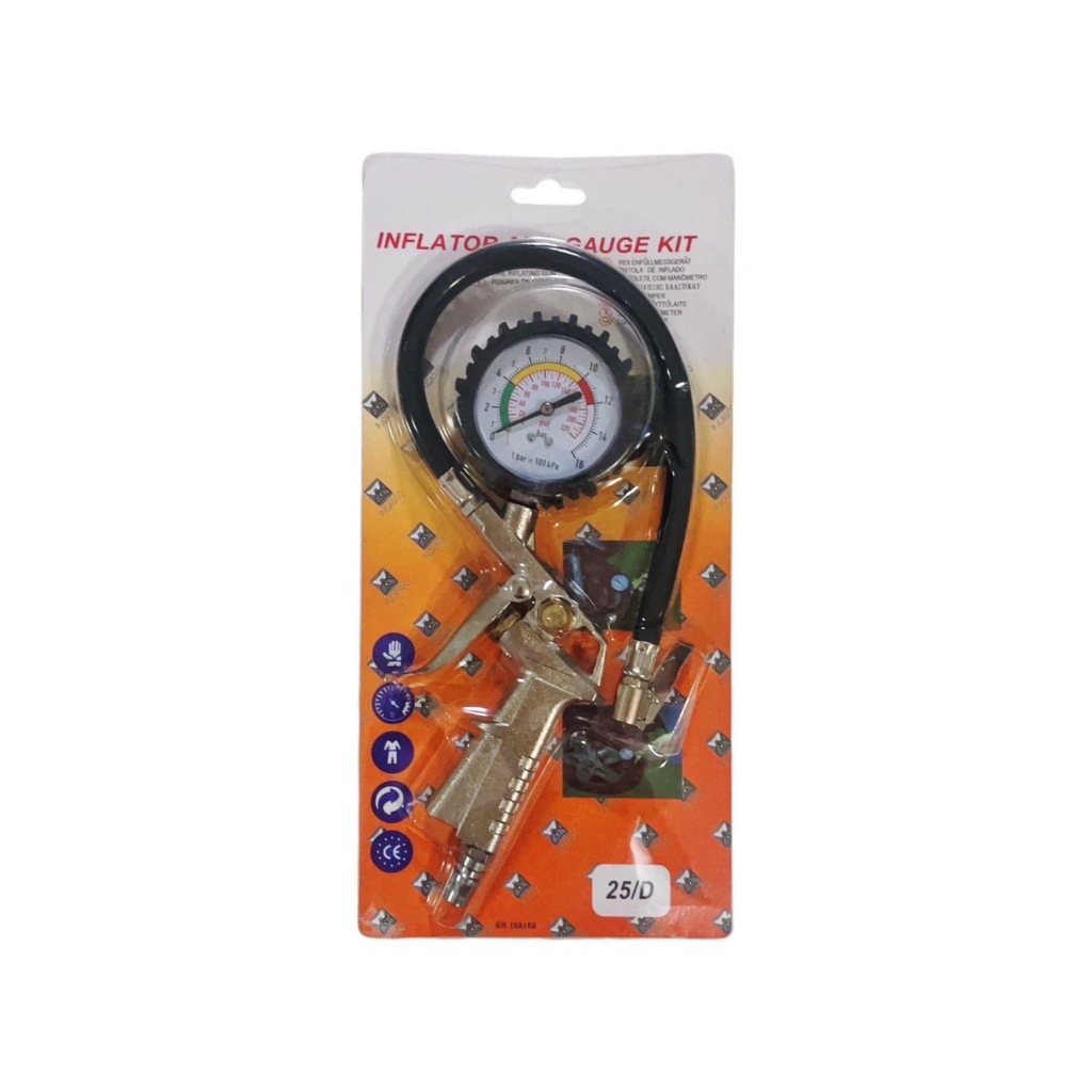 NP-363 หัวเติมลมพร้อมเกจ์วัดลม อย่างดี หัวเติมลมรถยนต์ หัวเติมลม ...