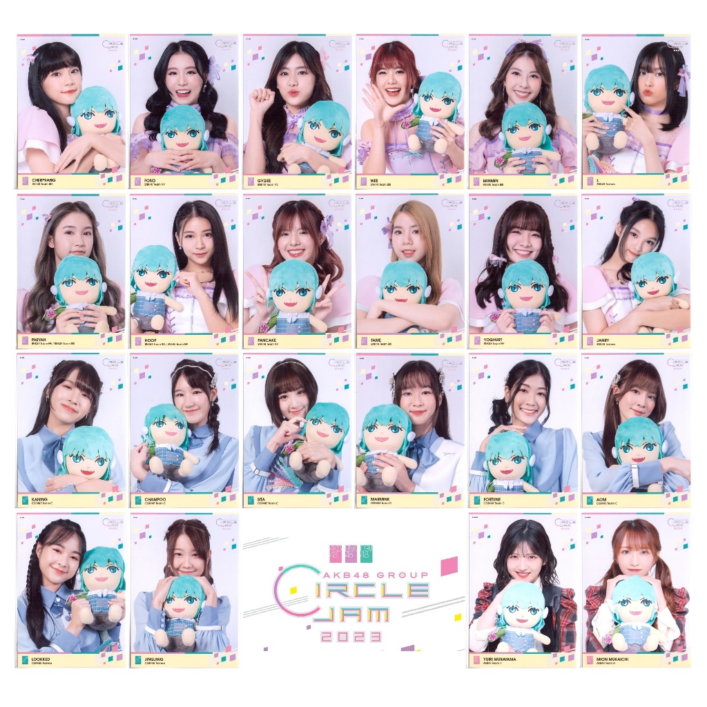 [คอมพ์][2/2] CGM48 BNK48 AKB48 Group Circle Jam Concert 2023 Photoset Comp CJ | Shopee Thailand