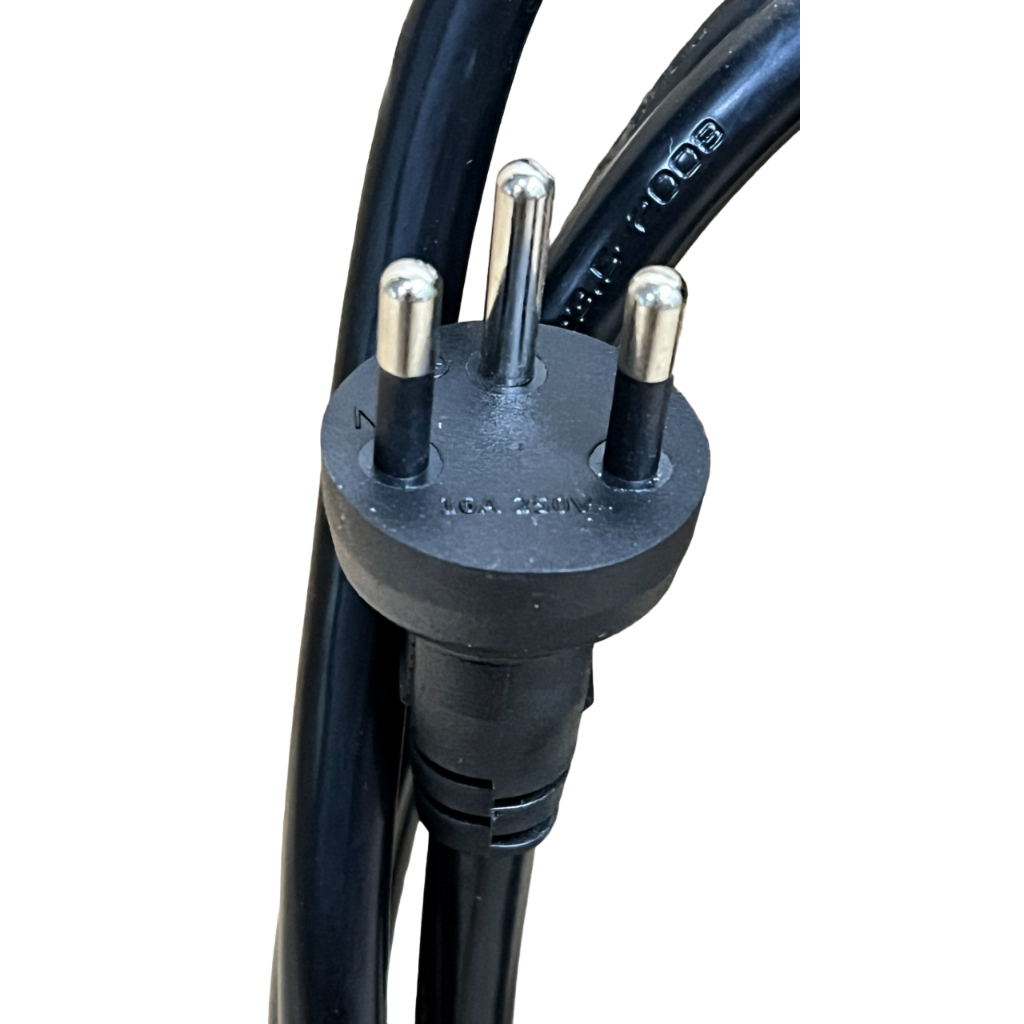 สายไฟ AC สายปลั๊กเสียบอุปกรณ์ต่าง ๆ 3 ขา มาตรฐานไทย มีกราวด์ IEC53 (RVV) 3x2.5 Sq.mm. (CP#01 ...