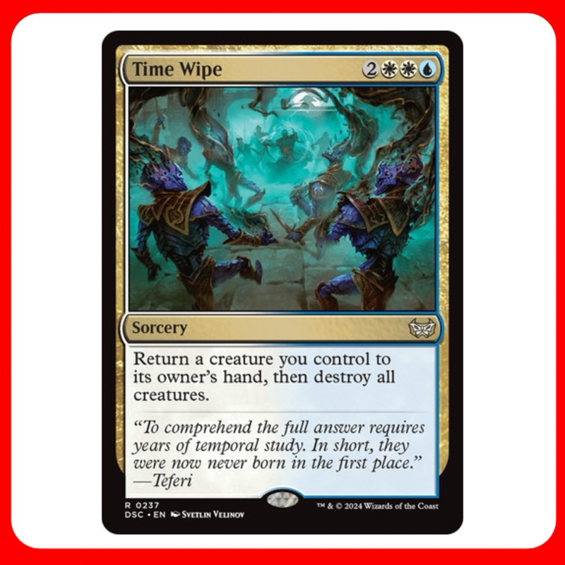 [MTG] Time Wipe [DSC] [MULTI] [RARE] [NORMAL] [ENG] (การ์ดเมจิค / Magic ...
