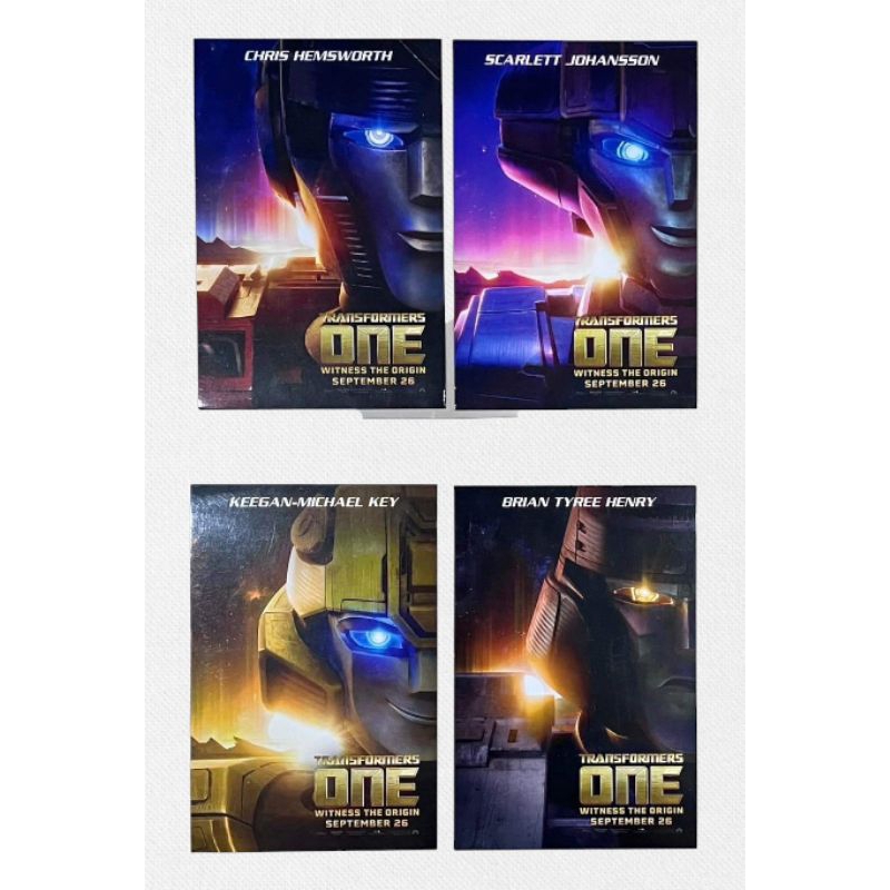 โปสการ์ด Postcard Transformers One ทรานฟอร์เมอร์วัน แท้จาก Major ...