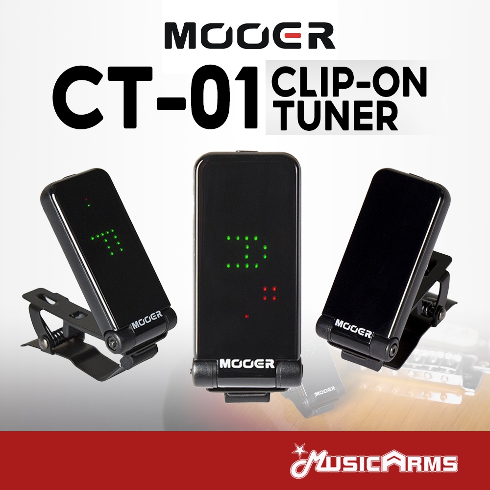 Mooer CT-01 Clip-On Tuner เครื่องตั้งสาย Mooer CT 01 เครื่องจูนเนอร์ ...