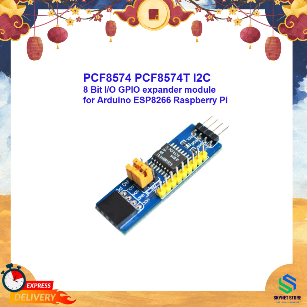 Pcf8574 Pcf8574t I2c 8 Bit Io Gpio Expander Module For Arduino Esp8266