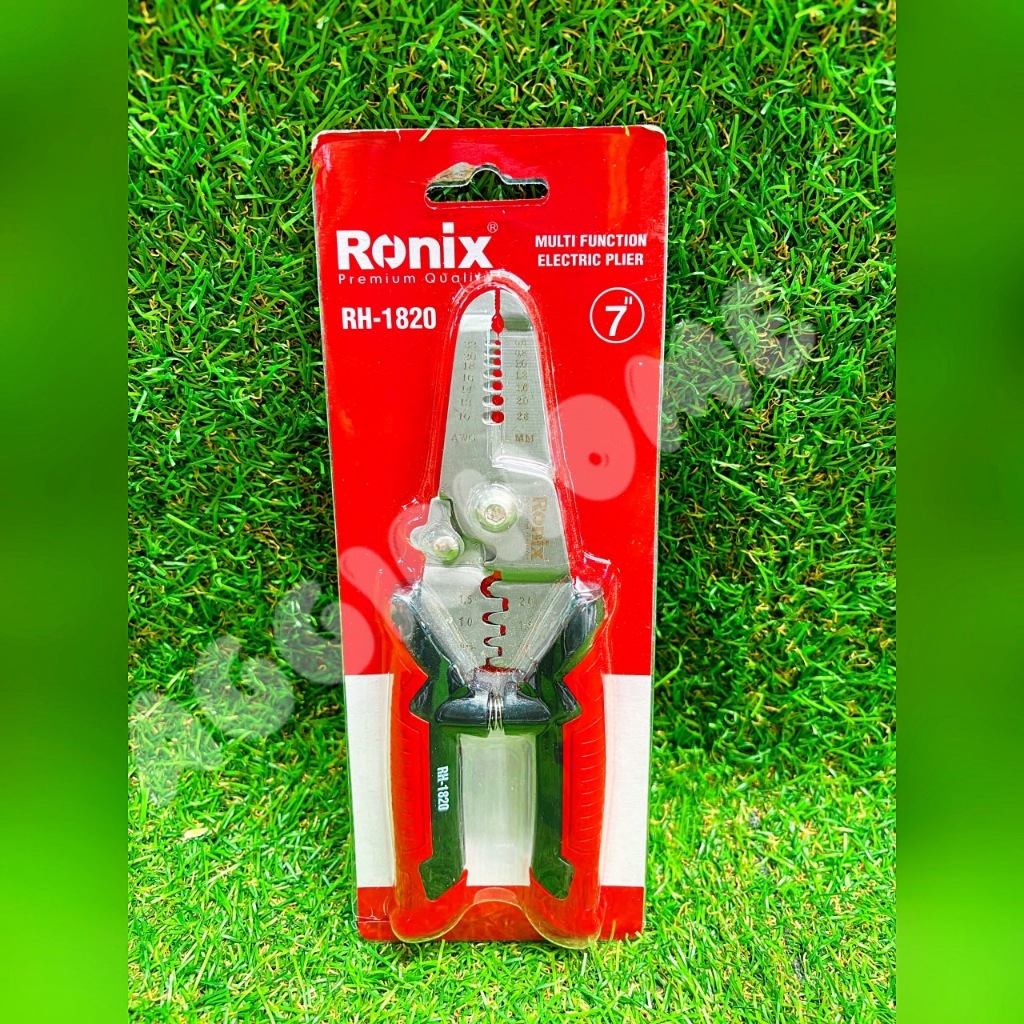RONIX คีมตัดสายไฟ รุ่น RH-1820 ขนาด 7 นิ้ว คีมตัด คีมปอกสายไฟ สายไฟ คีมย้ำหางปลา | Shopee Thailand
