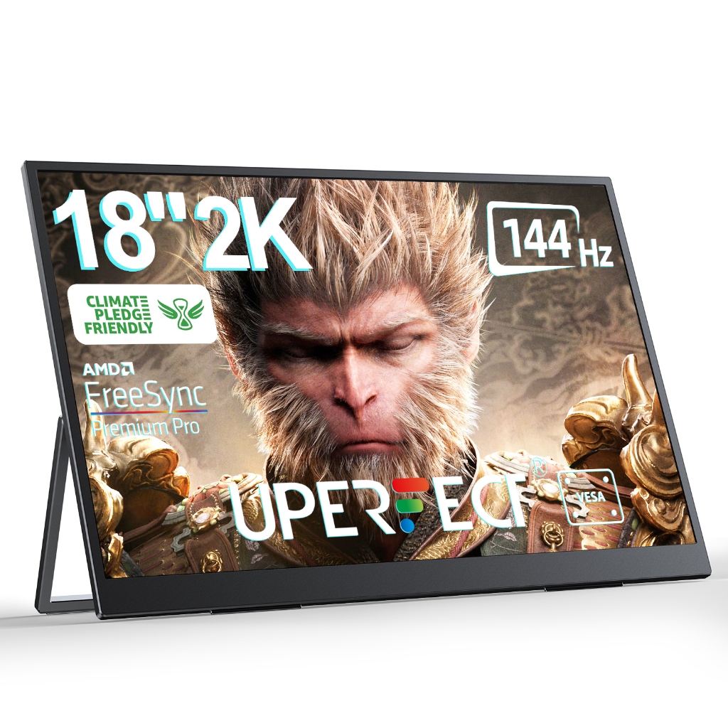 UPERFECT【Local delivery】 18 Inch 2.5K 144Hz Portable Gaming Monitor ...