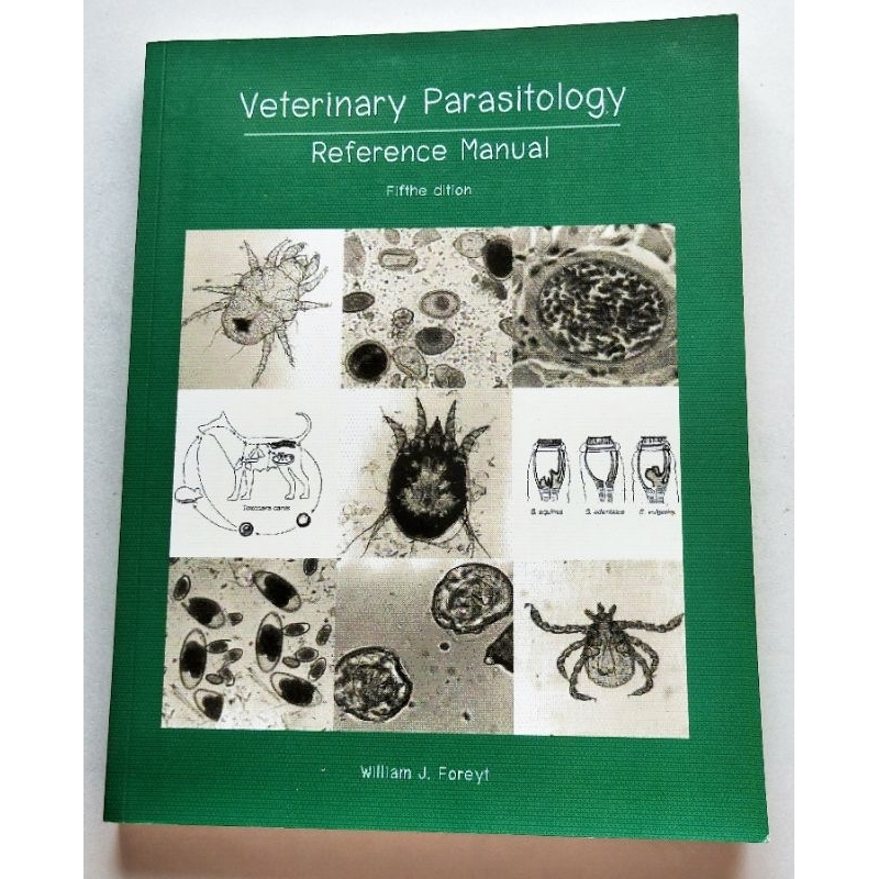 หนังสือสัตวแพทย์ veterinary parasitology reference manual | Shopee Thailand
