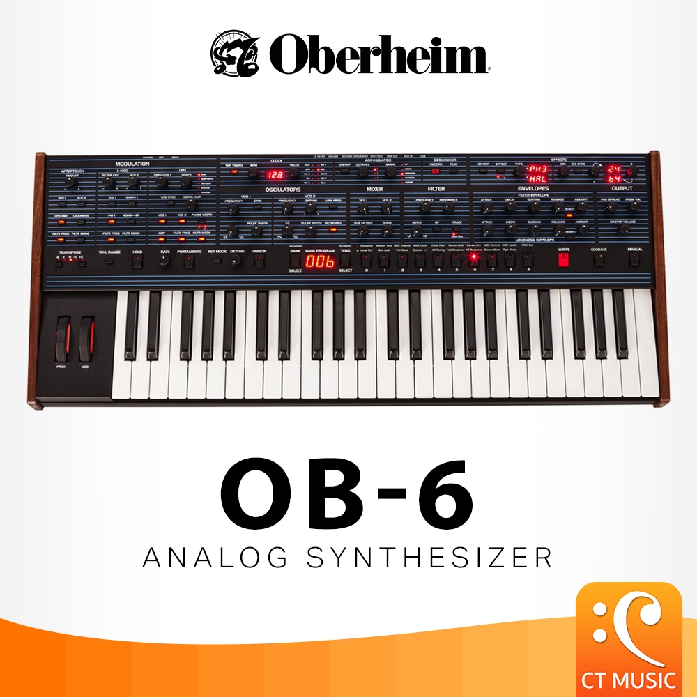 Oberheim OB-6 Keyboard Synthesizer ซินธิไซเซอร์ คีย์บอร์ด OB6 ...
