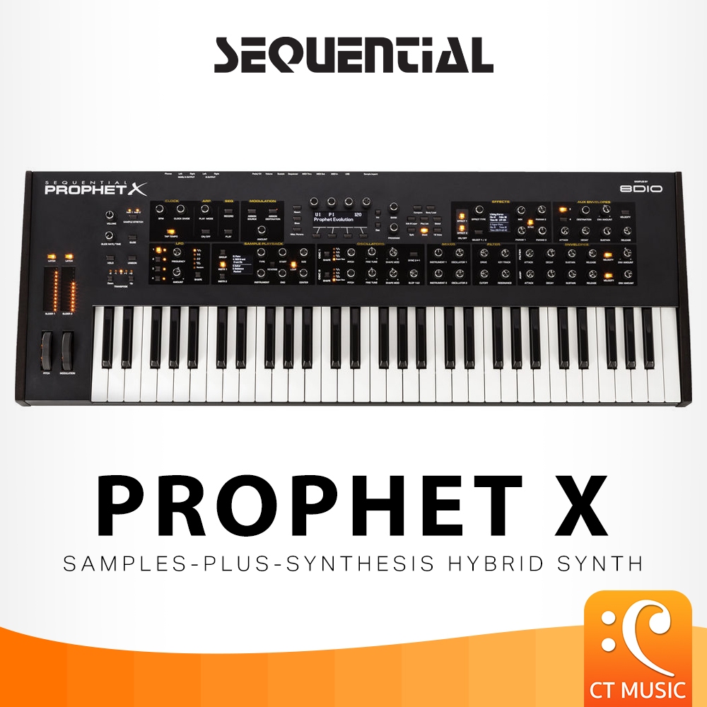 Sequential Prophet X Keyboard Synthesizer ซินธิไซเซอร์ คีย์บอร์ด ...