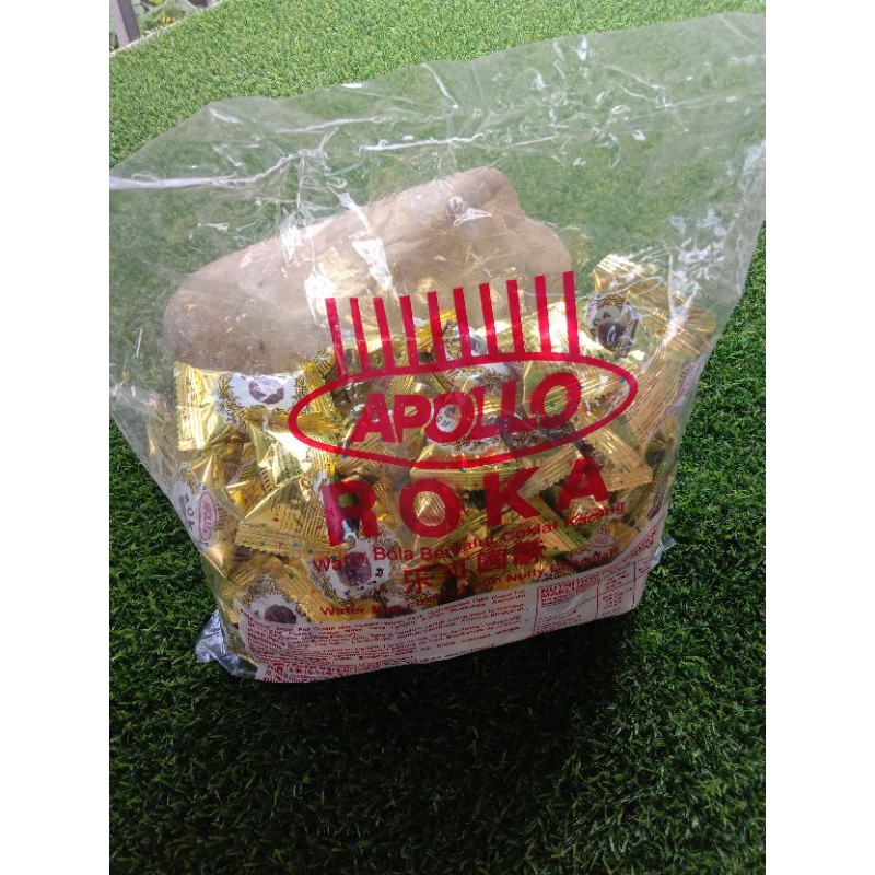 apollo Roka เวเฟอร์ลูกกลมสอดไส้ช็อกโกแลตห่อใหญ่บรรจุ 70 ชิ้น | Shopee ...