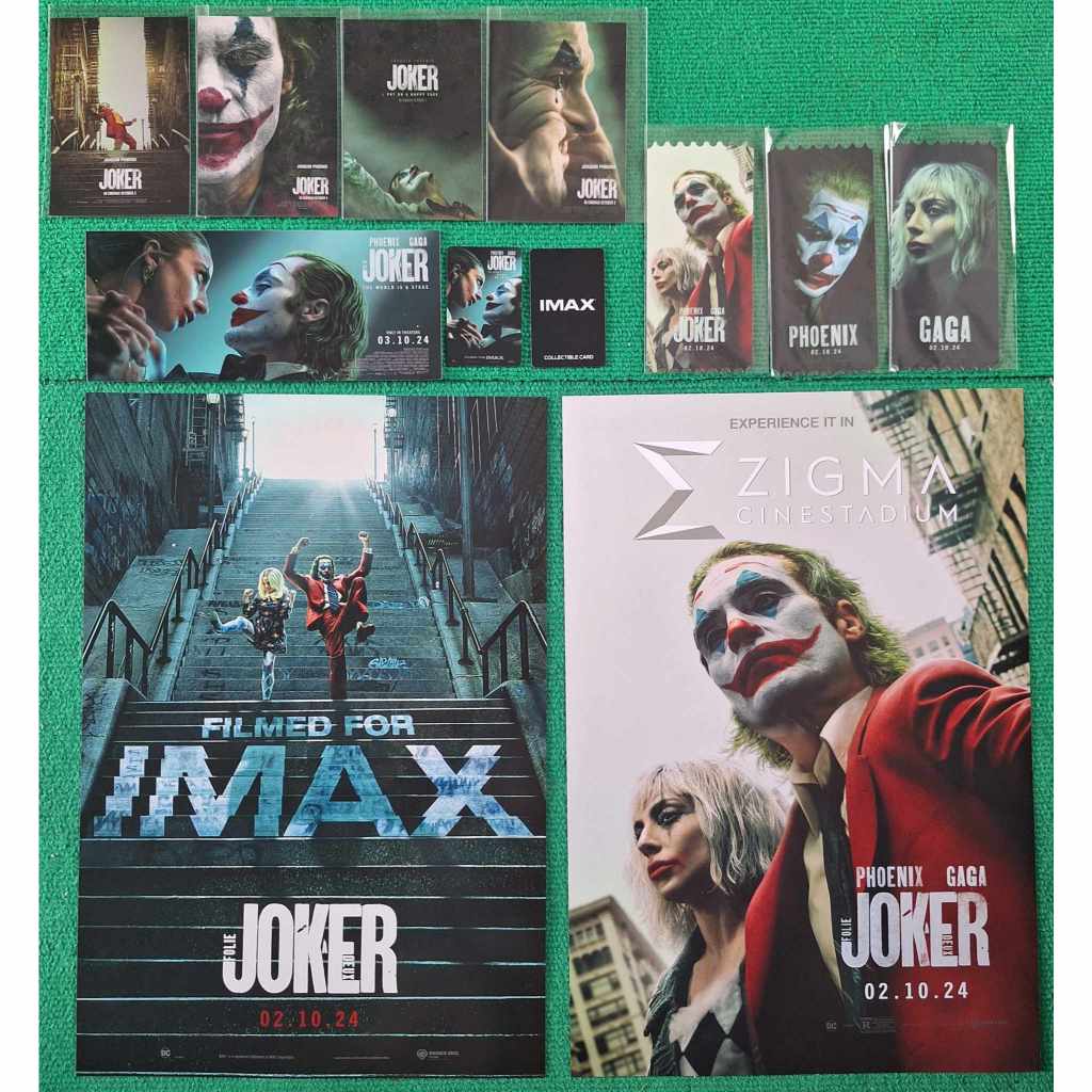 จากหนัง JOKER2 โปสเตอร์ ขนาด13x19นิ้ว ของ IMAX และ SF บัตรสะสม IMAX สต ...