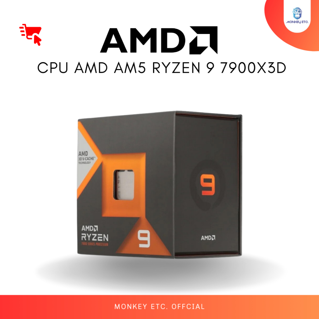 CPU AMD AM5 RYZEN 9 7900X3D | Shopee Thailand
