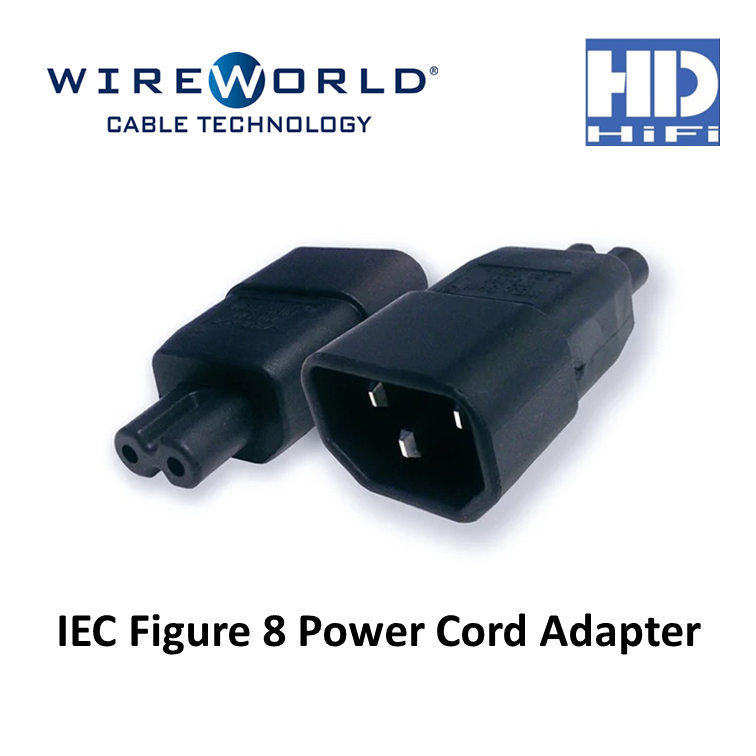 Wireworld IEC Figure 8 Power Cord Adapter | Shopee Thailand