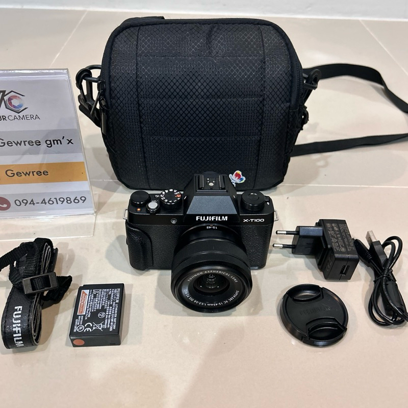Fuji Xt100 + Lens 15-45mm (พร้อมส่ง) | Shopee Thailand