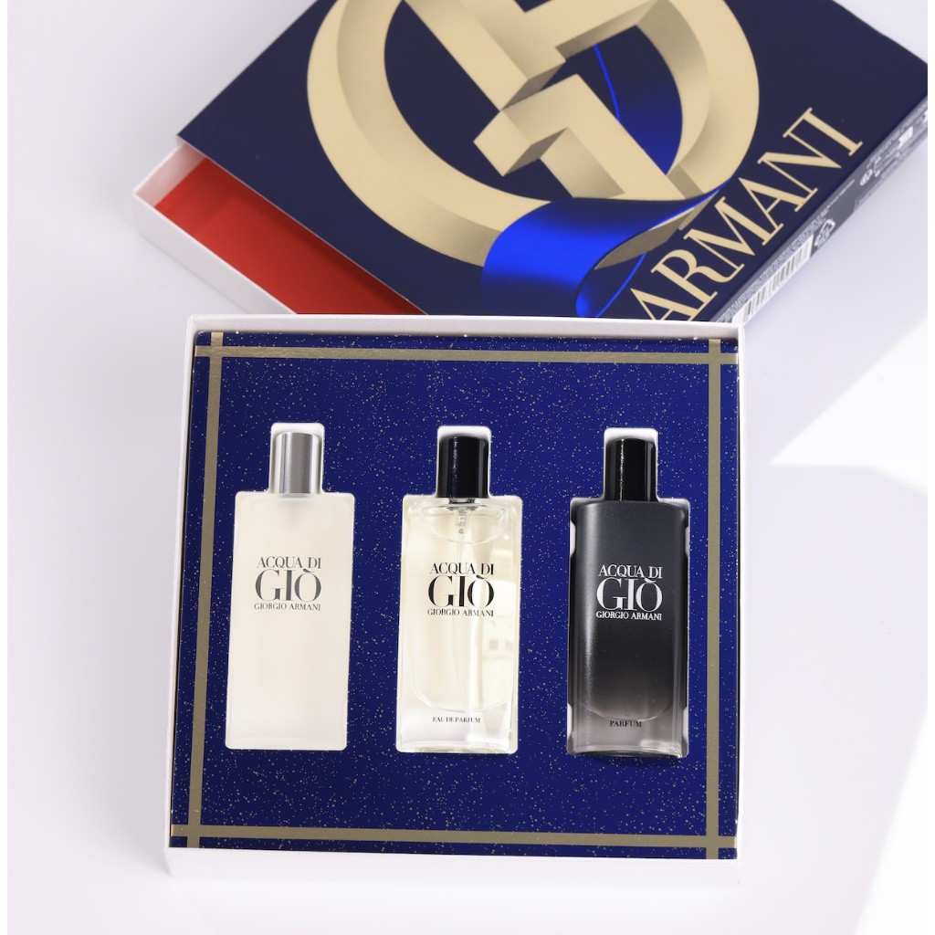 ARMANI AQUA DI GIOR GIO SET เซ็ตน้ำหอมผู้ชาย อามานี่ 3 ชิ้น | Shopee ...