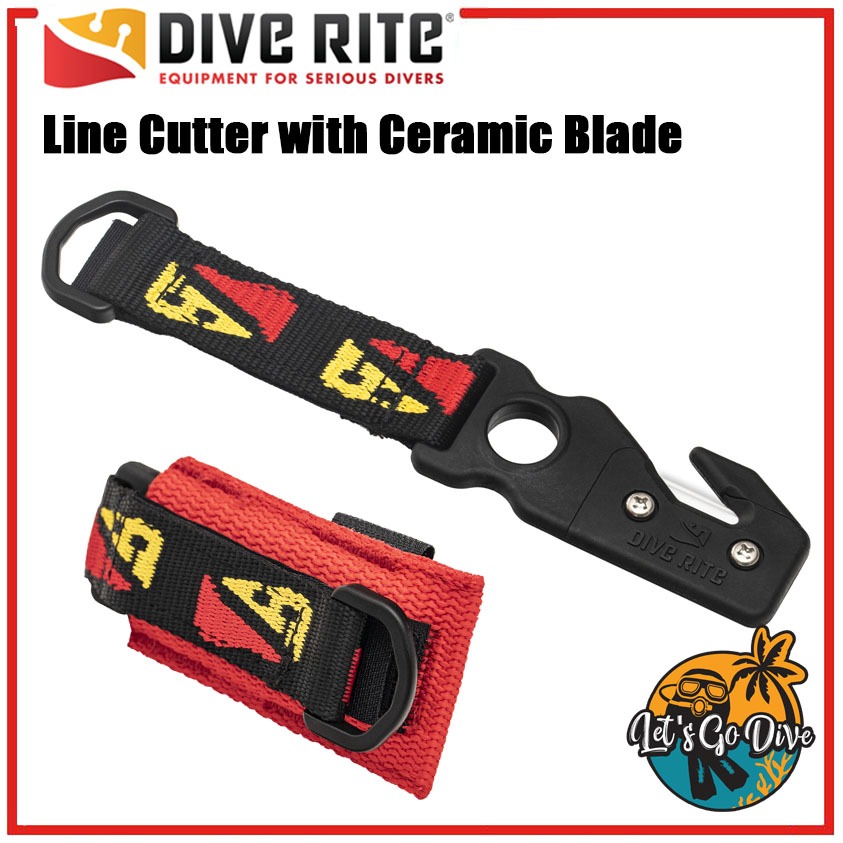 DIVE RITE - Line Cutter with Ceramic Blade - ทีตัดสาย ตัดเชือก ใต้น้ำ ...