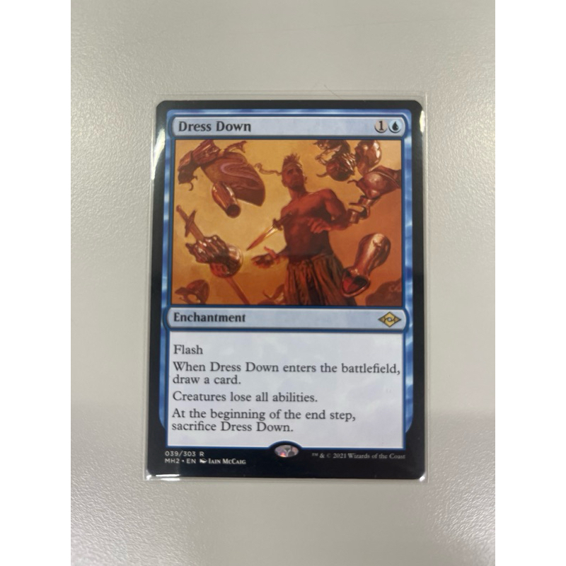 การ์ด MTG Dress Down Blue Magic the Gathering EDH รุ่น MH2 สภาพ Nm ...