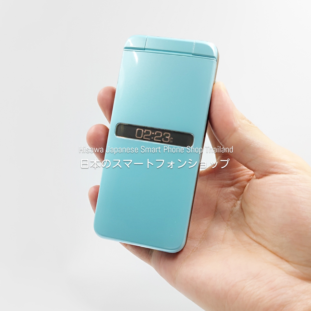 [SALE] Kyocera GRATINA (F39) - สีฟ้า Light Blue โทรในไทยได้ มือถือ ...