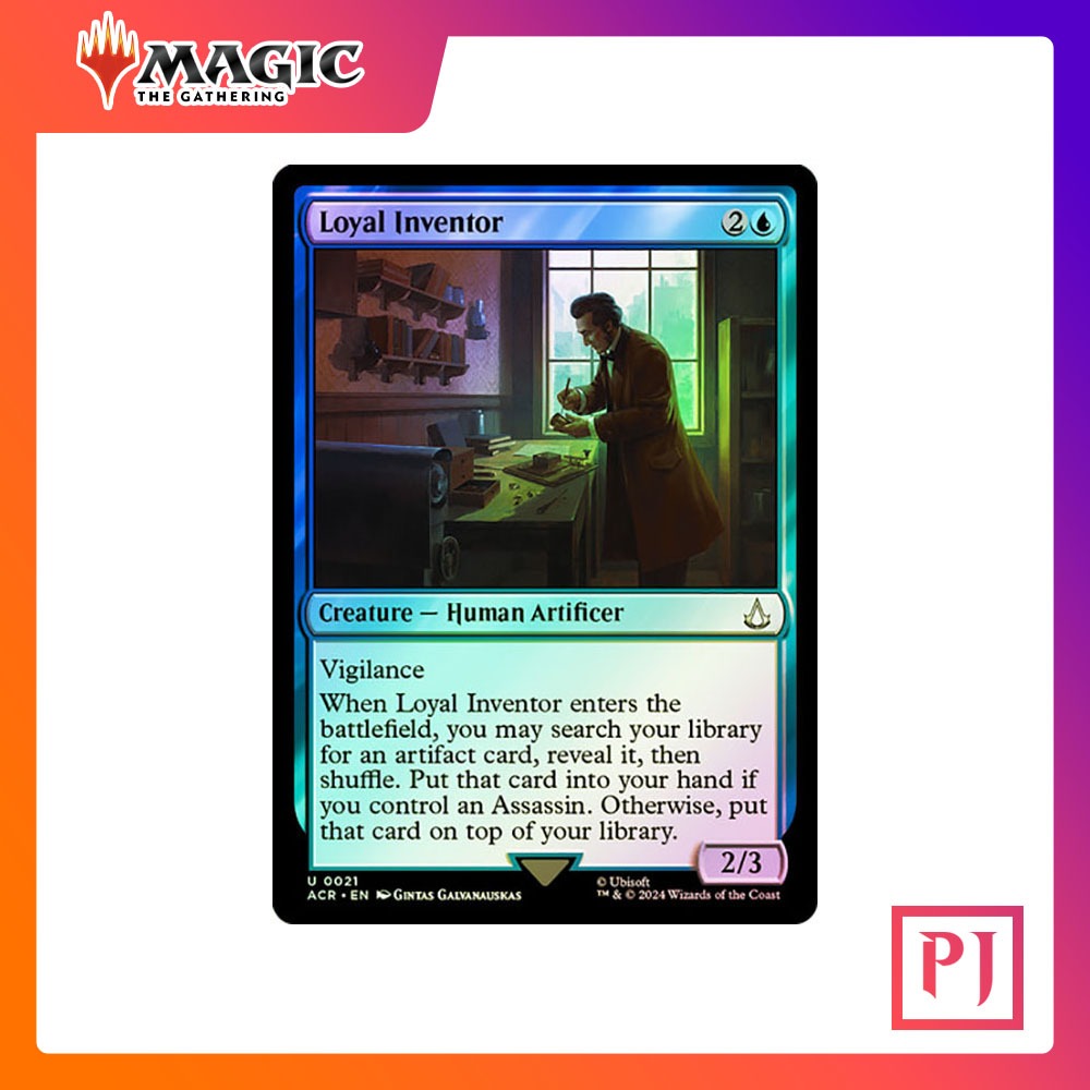 [MTG] Loyal Inventor [ACR] [BLUE] [UNCOM] [FOIL] [ENG] (การ์ดเมจิค ...