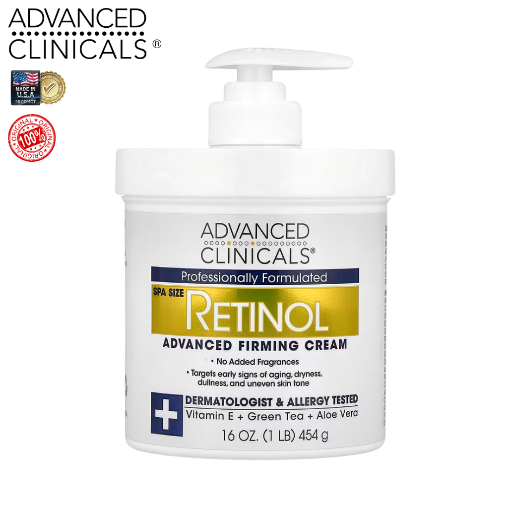 [พร้อมส่ง แท้100%] Advanced Clinicals, Retinol, Advanced Firming Cream ...