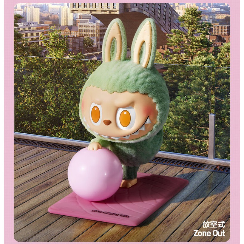 [ของแท้อย่างเป็นทางการ 100%] POP MARTป๊อปมาร์ท Slacky Yoga มอนสเตอร์ ...