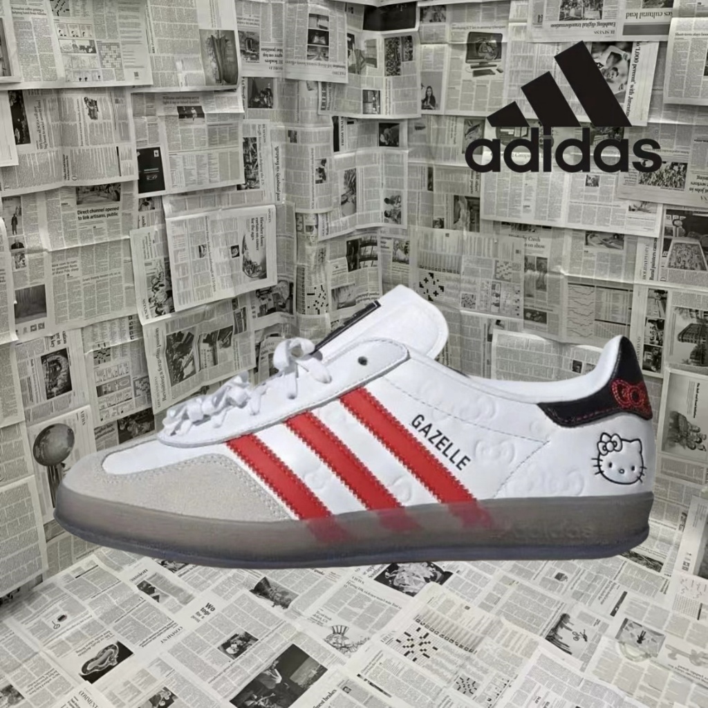 （ของแท้ 100 %）adidas originals GAZELLE Samba OG II0013 สีแดง | Shopee ...