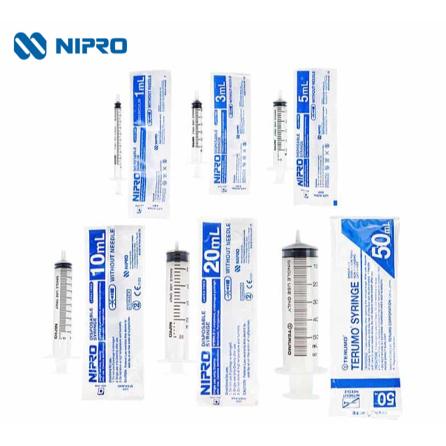 Syringe Nipro ไซริ้งค์ นิโปร (1 กล่อง ) 1ml 5ml 10ml 20ml 50ml ****ขายเป็นกล่องค่ะ**** | Shopee ...