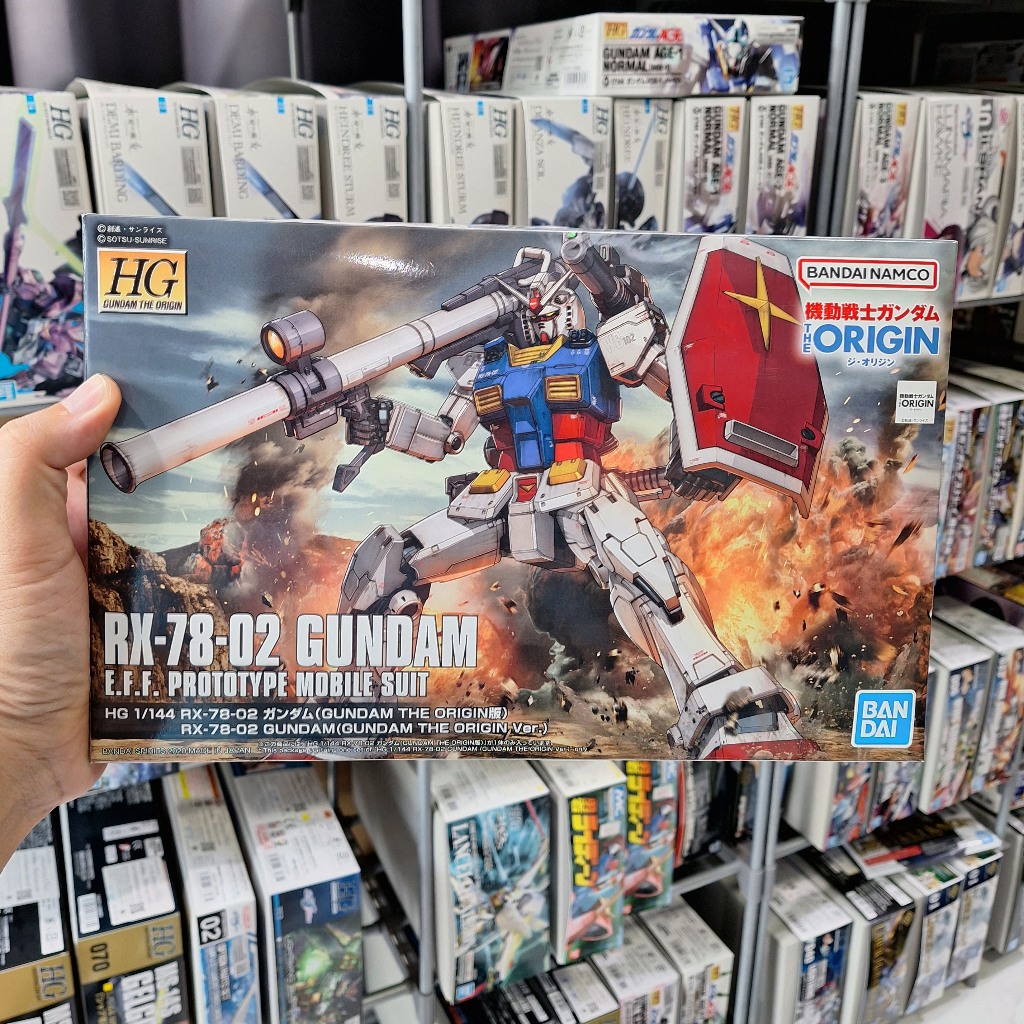 Bandai Gundam The Origin HG 1/144 RX-78-02 Gundam | Shopee Thailand