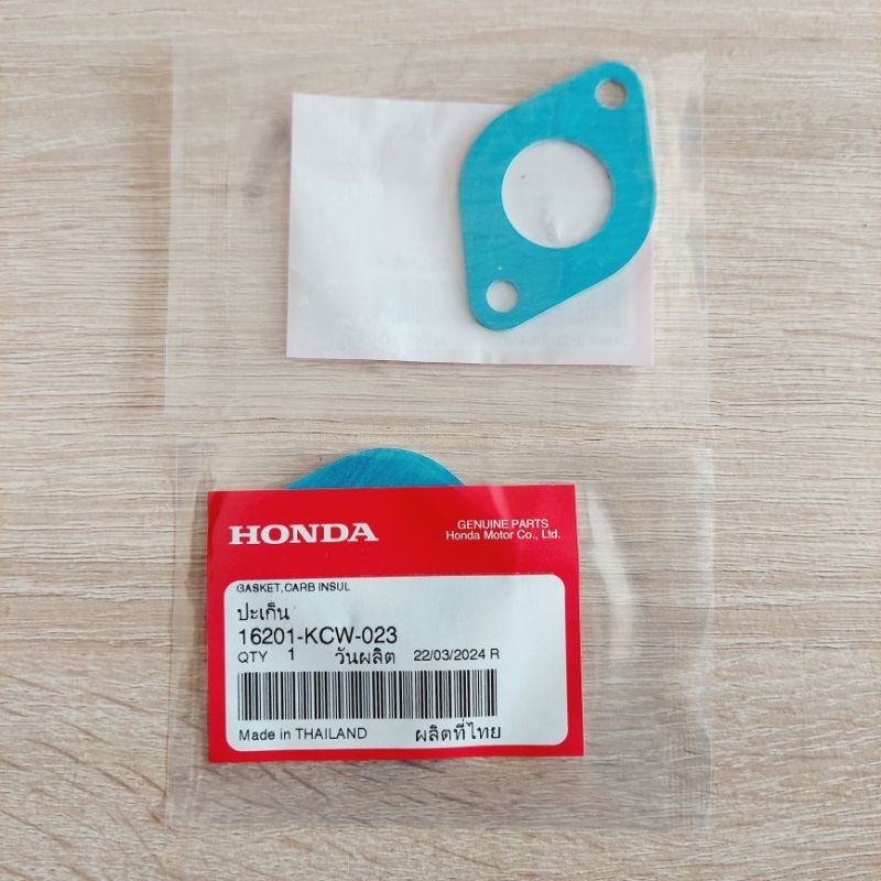 ปะเก็นฉนวนคาร์บูเรเตอร์[16201-KCW-851]แท้ศูนย์/รถคาบูใส่ได้ทุกรุ่น ...