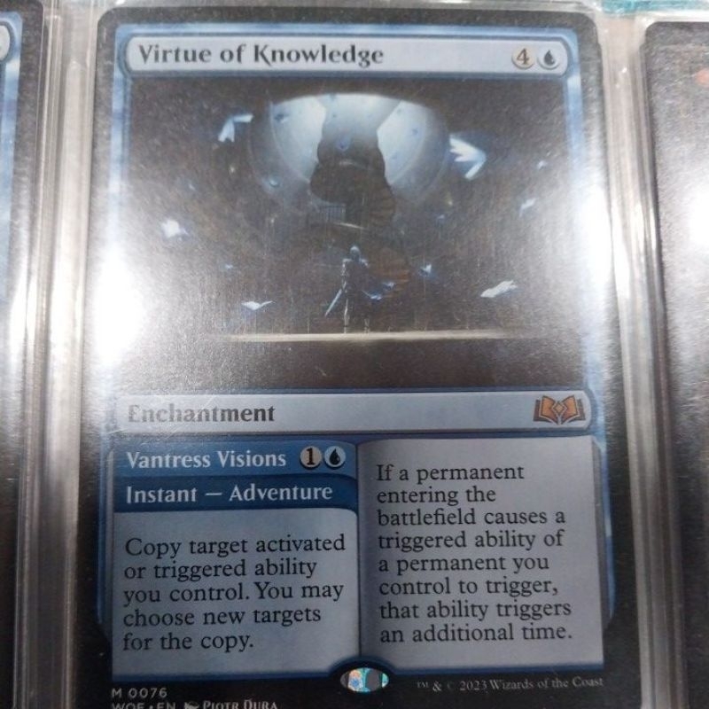 Singles MTG Virtue of Knowledge #WOE ของแท้ 100% | Shopee Thailand