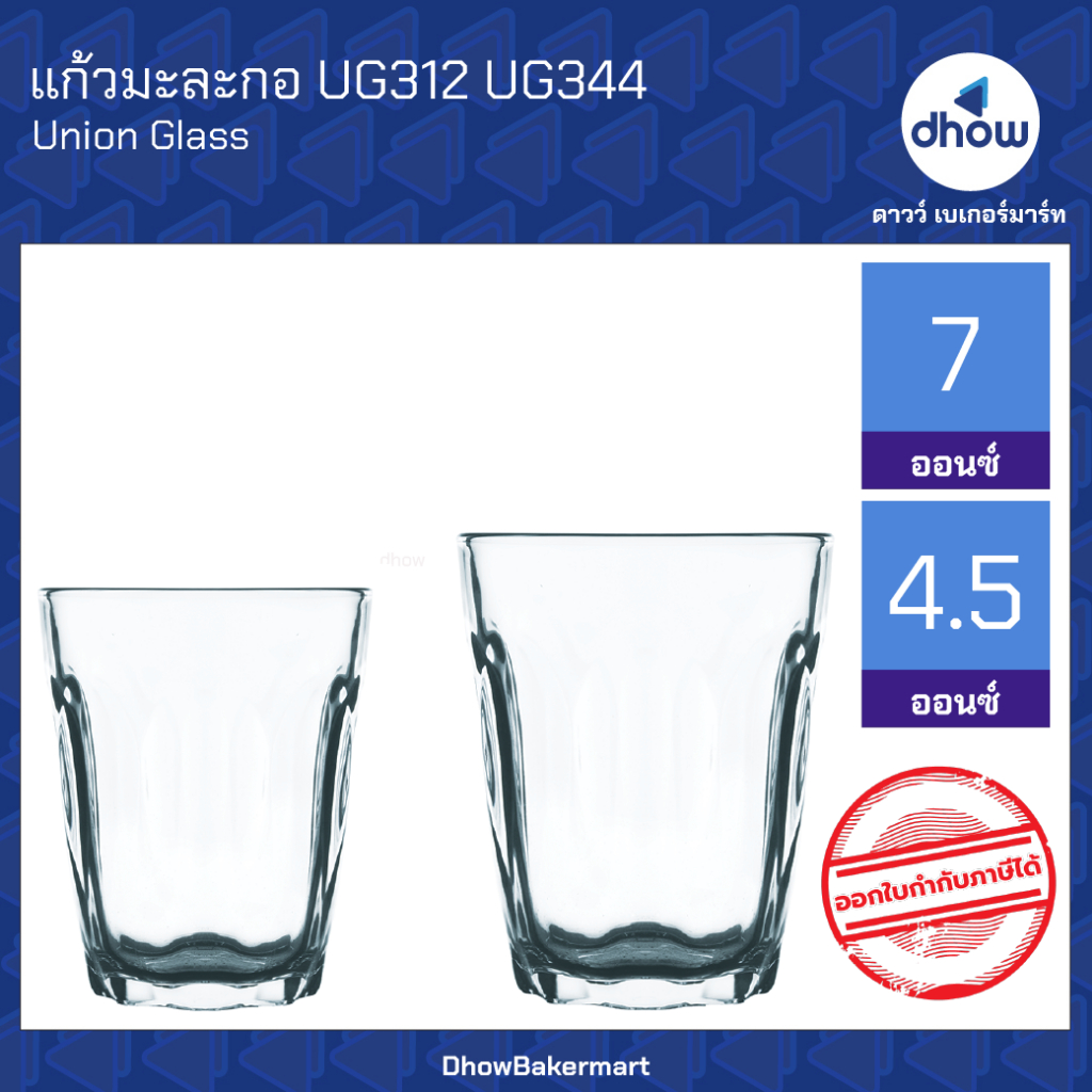 แก้วกาแฟโบราณ แก้วมะละกอ Union Glassware(ยูเนี่ยน กลาสแวร์) ★★★★★ ออก ...