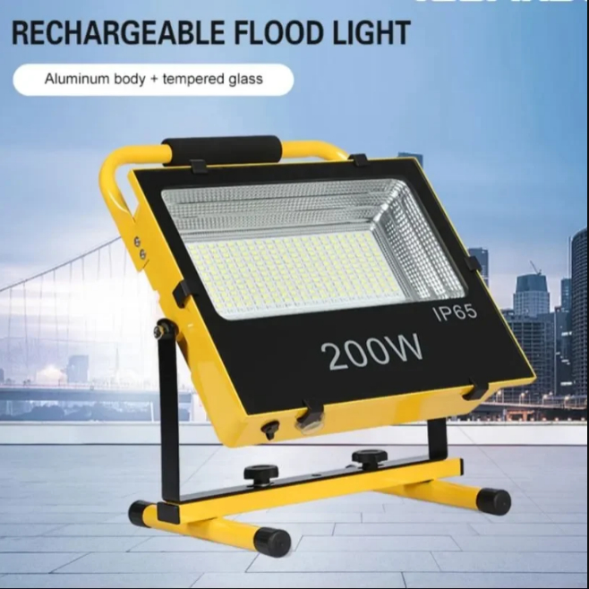 LED SPORT LIGHT 200W +BAT โคมไฟ แอลอีดี สปอร์ตไลท์ ขนาด 200 วัตต์ แบบมี ...