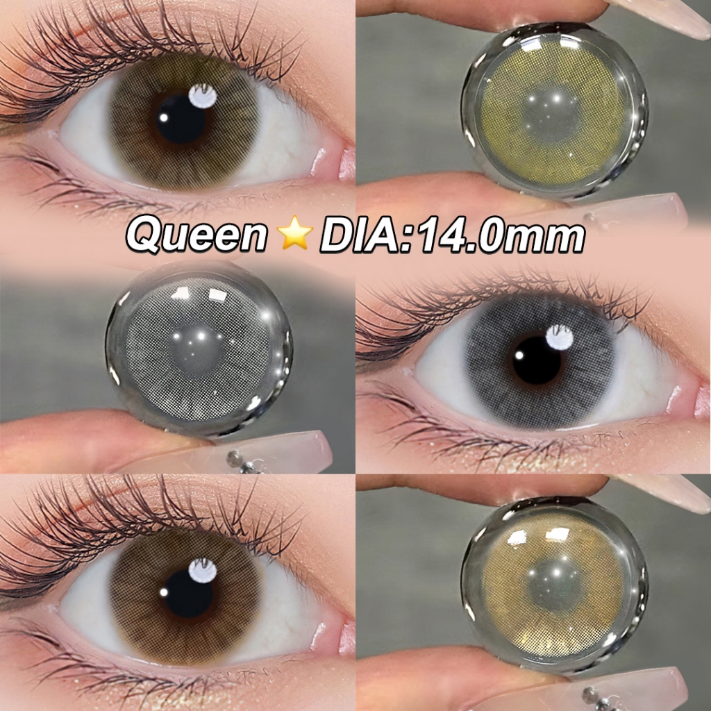 (COD) Magister คอนแทคเลนส์ Mini Brown / Light Brown / Gray (Kitty ...