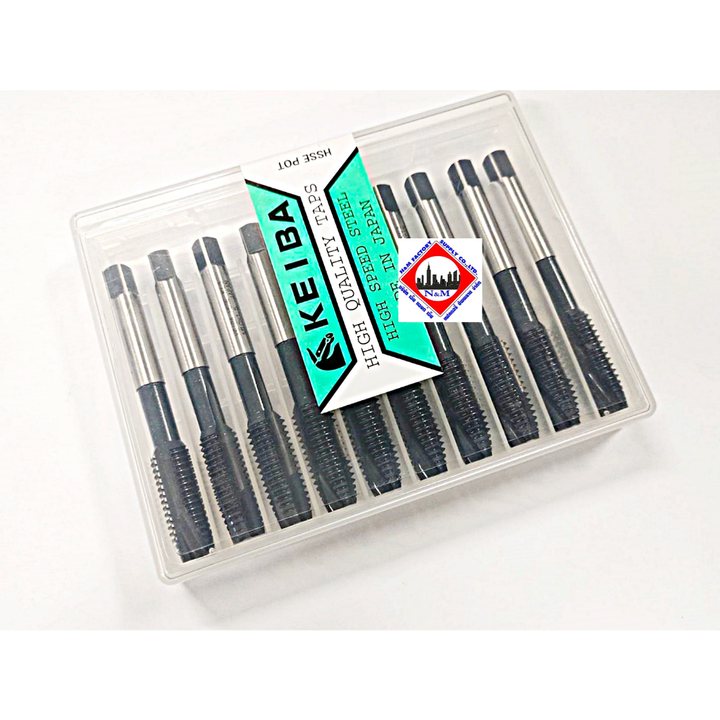 ดอกต๊าป MACHINE TAP M10 * 1.5 "KEIBA" เกลียวทะลุ M10 * 1.5 "KEIBA" เกลียวทะลุ | Shopee Thailand
