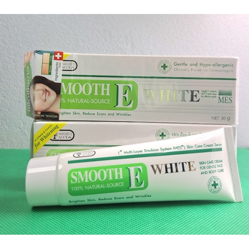 Smooth E Cream Plus White 30g. สมูทอี ครีม ไวท์ พลัส 30, 60 กรัม ขาว ...