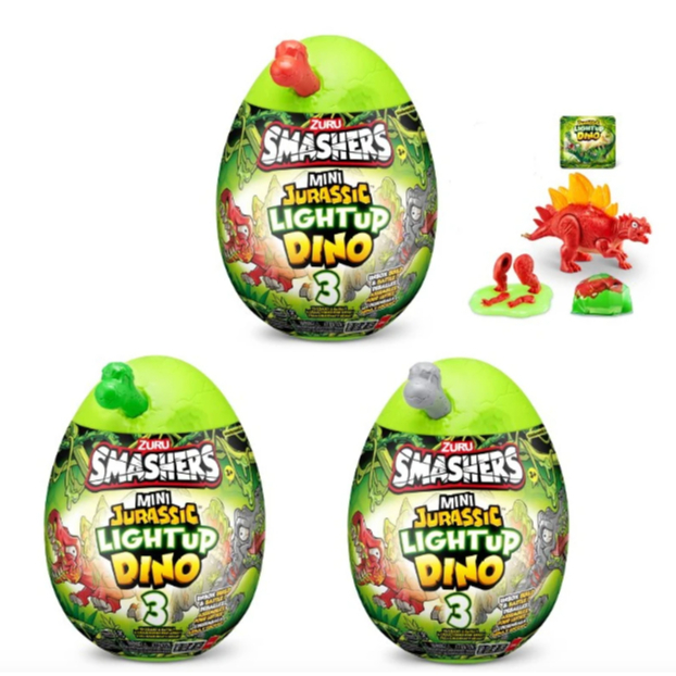 Smashers Mini Jurassic Light Up Dino Egg by ZURU | Shopee Thailand