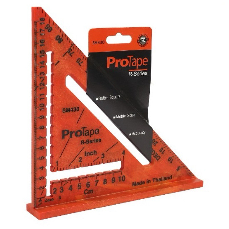 ฉากวัด ฉากงานไม้ ช่างไม้ SM430 ฉากสามเหลี่ยม ยาว20ซม/8นิ้ว ยี่ห้อ ...