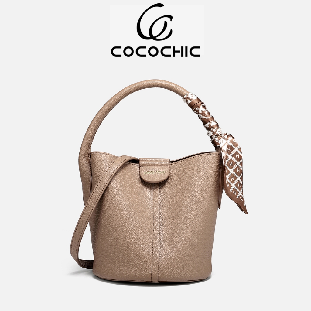 COCO CHIC กระเป๋าสะพายผู้หญิง แฟชั่น กระเป๋าถือ พร้อมผ้าพันคอไหมพรม ...