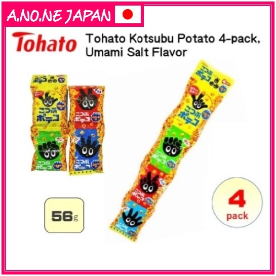 Tohato Kotsubu Poteko 4-pack Umashio Flavor | Shopee Thailand