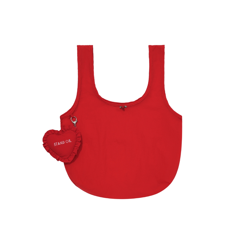 Stand Oil Heart Shopping Basket Keyring (Red, White) | Shopee Thailand