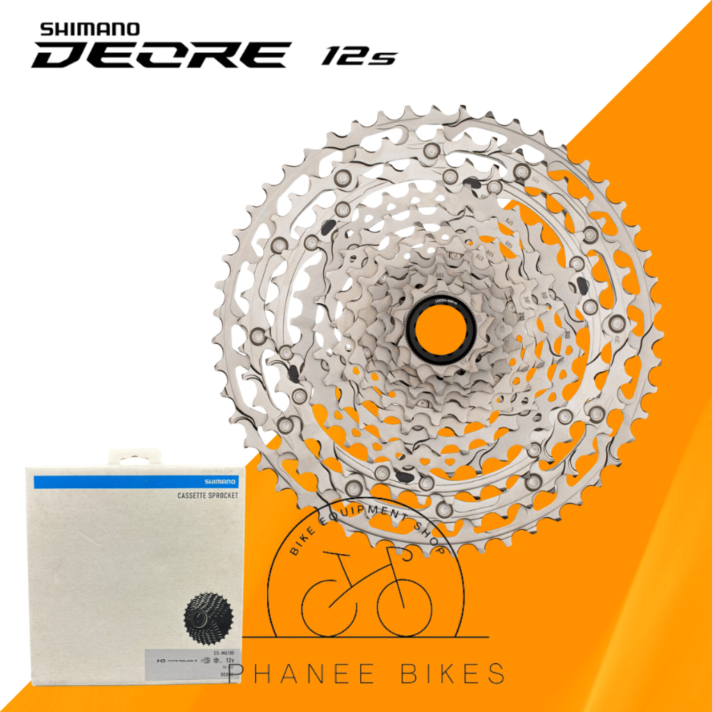 เฟืองหลัง สเตอร์ SHIMANO DEORE 12 SPEED รุ่น CS-M6100 ขนาด 10-51T | Shopee Thailand