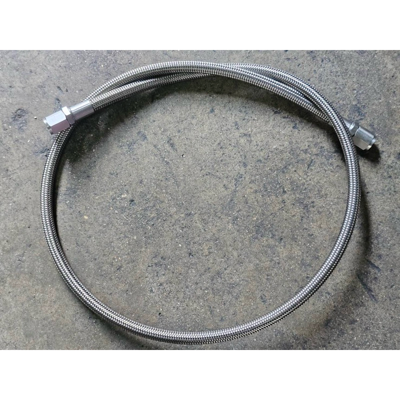 สายเลี้ยงแกนเทอร์โบสแตนเลส เกลียวAN4 Stainless steel turbo core feed ...