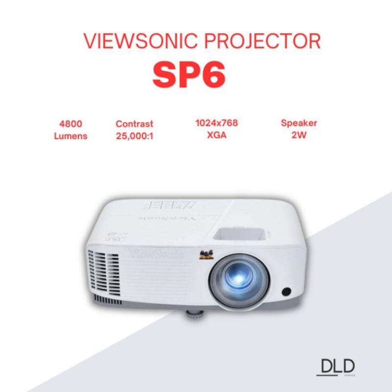 โปรเจคเตอร์ Viewsonic SP6 4800 ansi lumens / XGA ประกัน 3 ปี ออกใบกำกับ ...