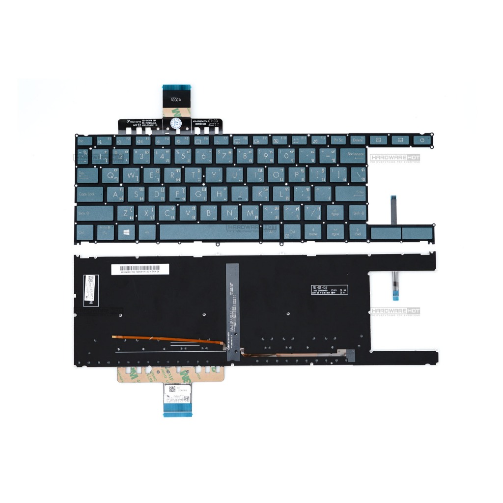 คีย์บอร์ดโน๊ตบุ๊ค KEYBOARD ASUS ZenBook Duo UX481F TH-EN | Shopee Thailand