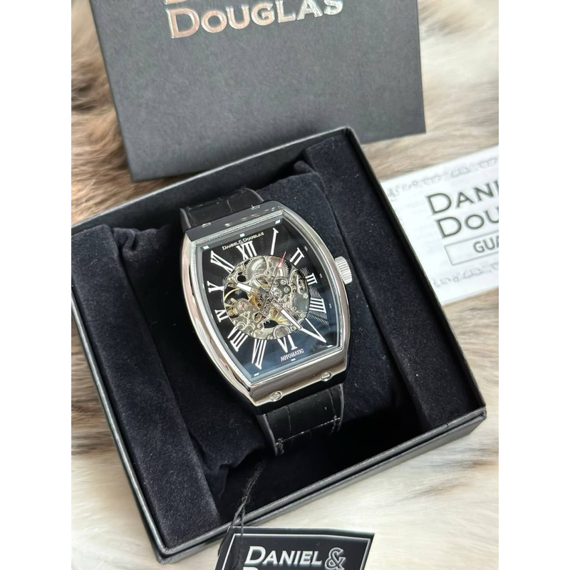 ⌚️Daniel & Douglas Automatic Black Dial Men Size | Shopee Thailand