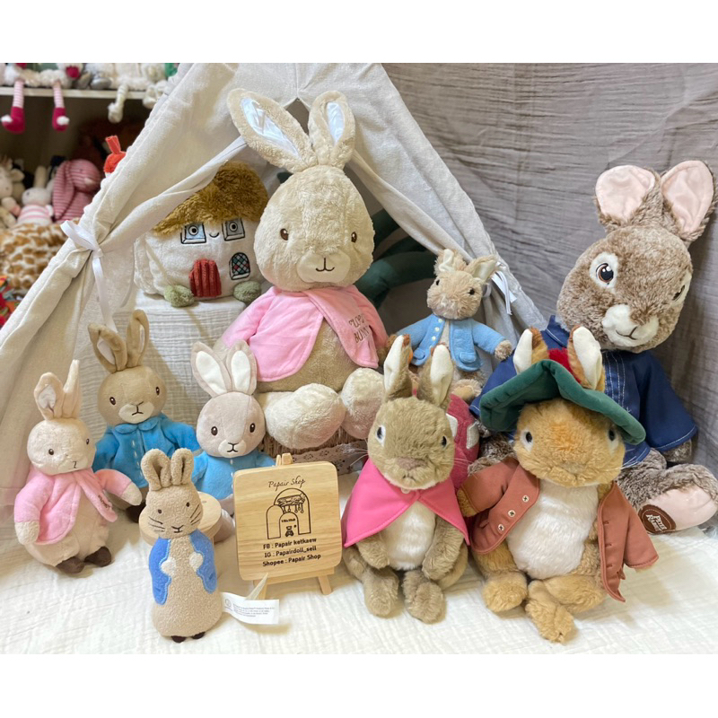 🔥รีสต๊อก25/3🔥ของแท้🔥รวมตุ๊กตา/ของเล่นPeter rabbit/Flopsyกระต่ายปีเตอร์แ ...