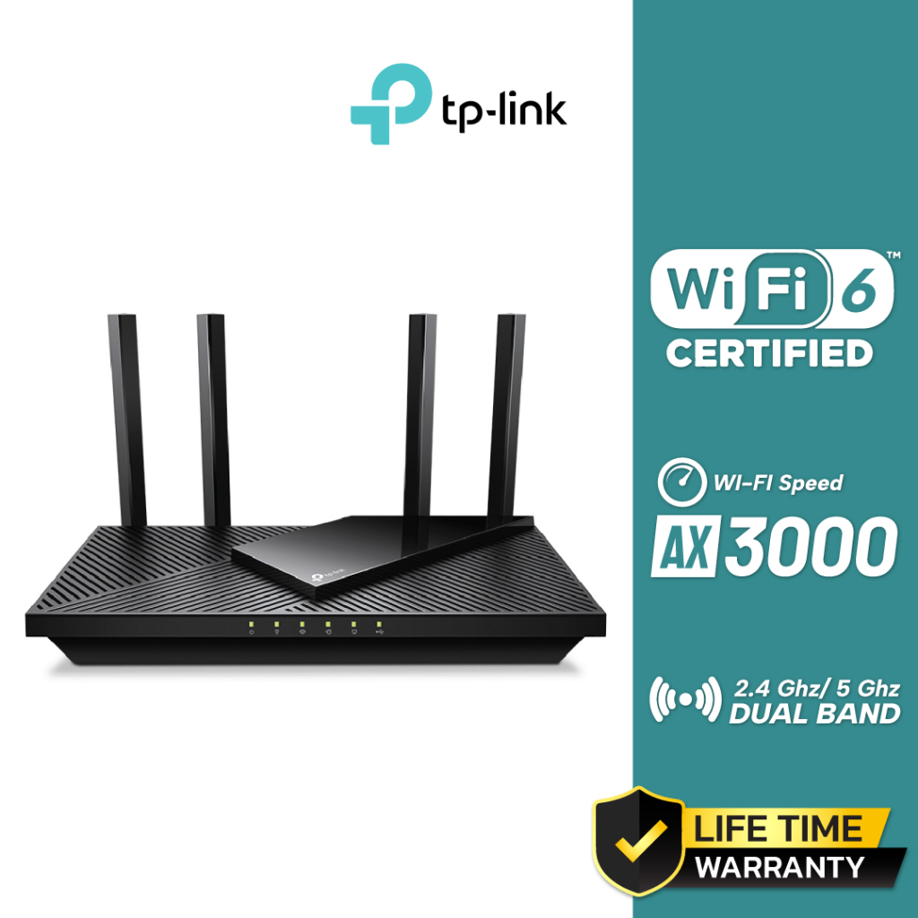 TP-Link AX3000 Multi-Gigabit Wi-Fi 6 Router with 2.5G Port รุ่น Archer AX55 Pro | Shopee Thailand