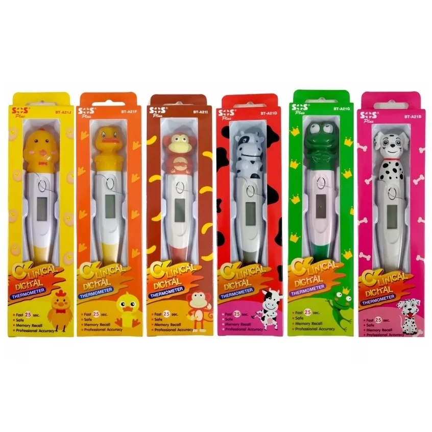 SOS PLUS (เอสโอเอส พลัส) เครื่องวัดอุณหภูมิแบบดิจิตอล (ปลายอ่อน ...