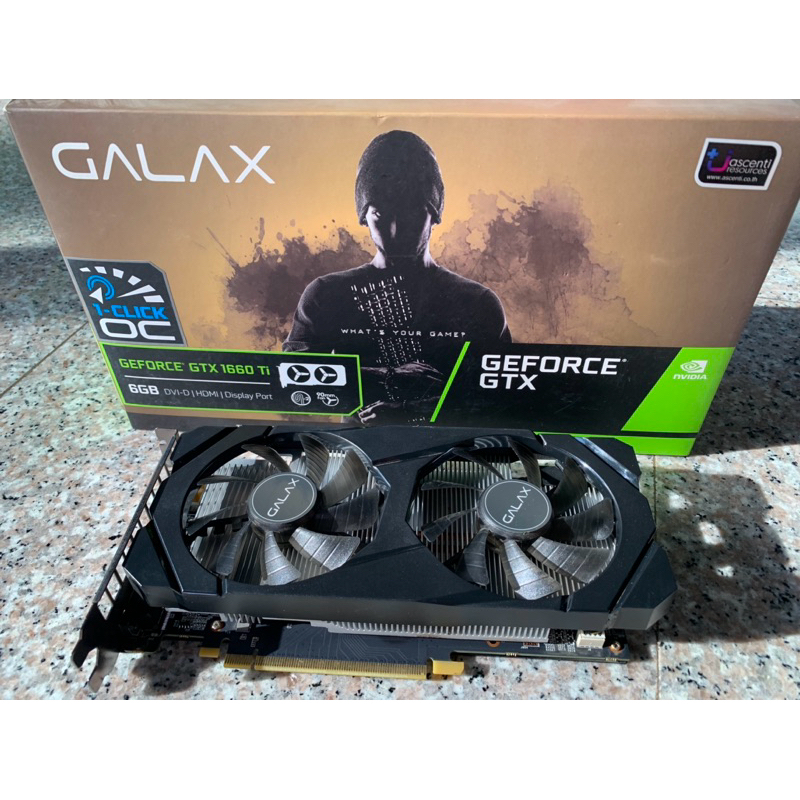 การ์ดจอ 1660TI 6GB GALAX มีประกัน | Shopee Thailand