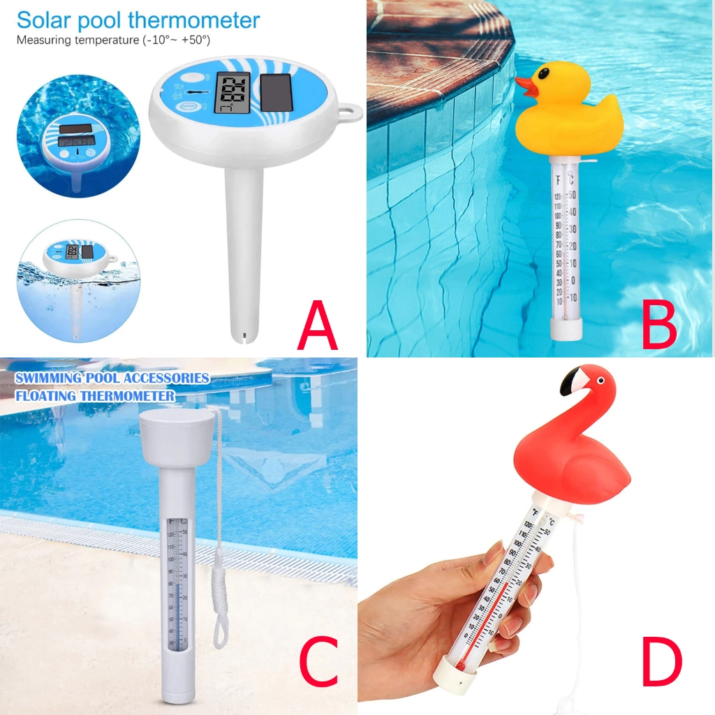 Solar Powered Outdoor Pool Thermometer เครื่องวัดอุณหภูมิ สระว่ายน้ำ ...