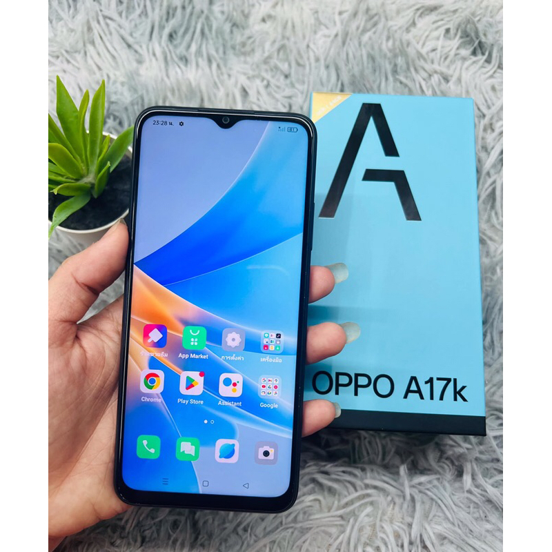 OPPO A17K RAM3GB/ROM64GB เครื่องมือ2เครื่องสวยมีตำหนิรอยเล็กๆน้อย ...